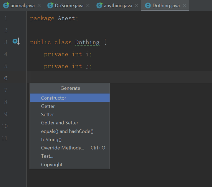 IDEA里面Alt+Insert里面没有getter和setter是什么情况？ - 知乎