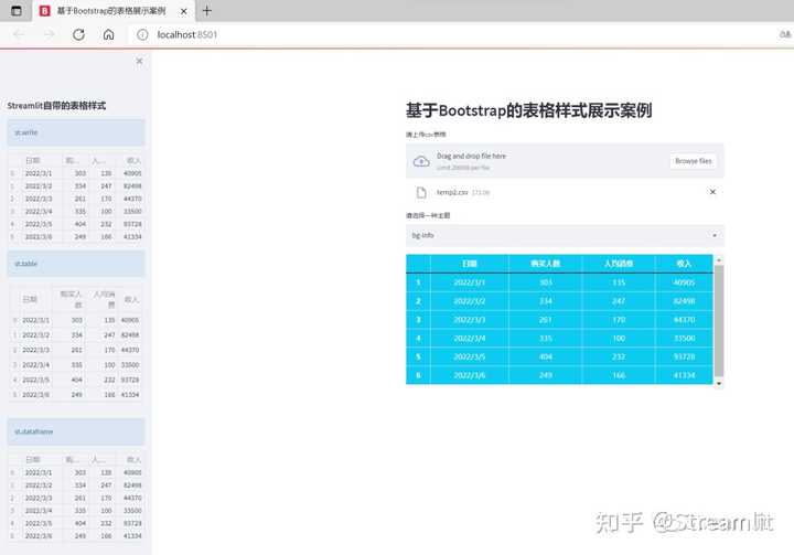 Streamlit App streamlit-app