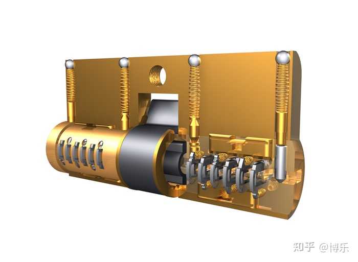 锁芯的内部结构是什么样子的？ - 知乎