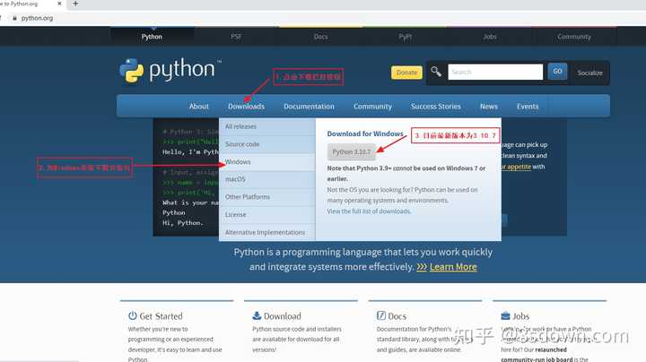 windows10安装哪个版本的Python？ - 知乎