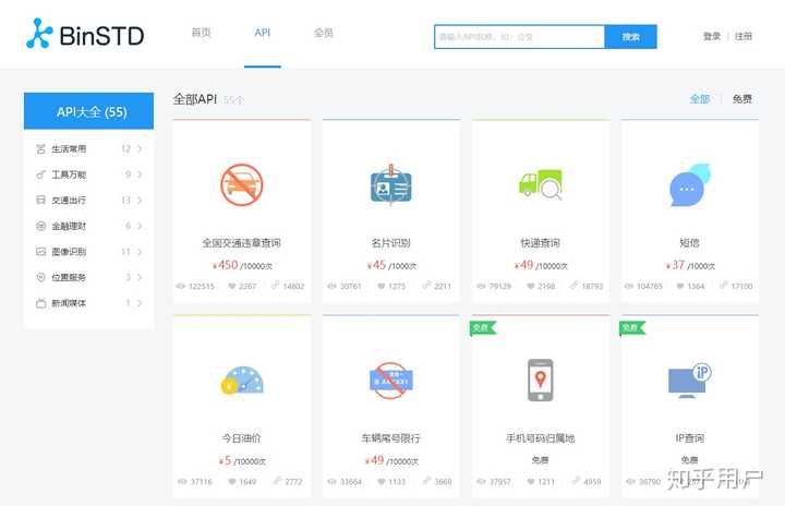 国内有哪些类似于聚合数据这样的提供免费接口api的 服务供应商？ - 知乎