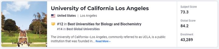 介绍一下ucb ucla ucr ucsd 的生物相关专业？ - 知乎