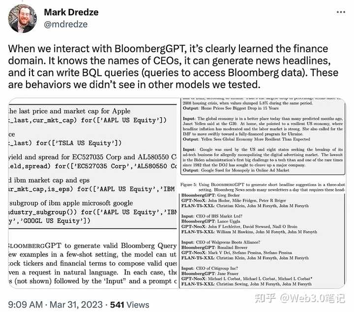 如何评价BloombergGPT模型？ - 知乎