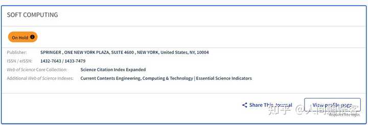 soft computing期刊咋样? - 知乎