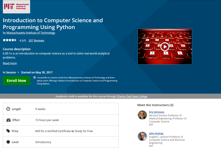 在线教育网站（Coursera、网易云课堂、腾讯课堂等）有哪些值得推荐的 Python 课程？ - 知乎