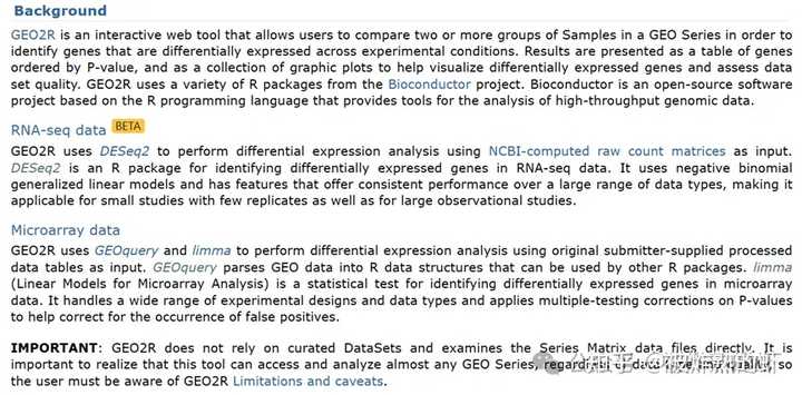 GEO数据库中没有GEO2R分析如何找到数据集的差异表达基因？ - 知乎