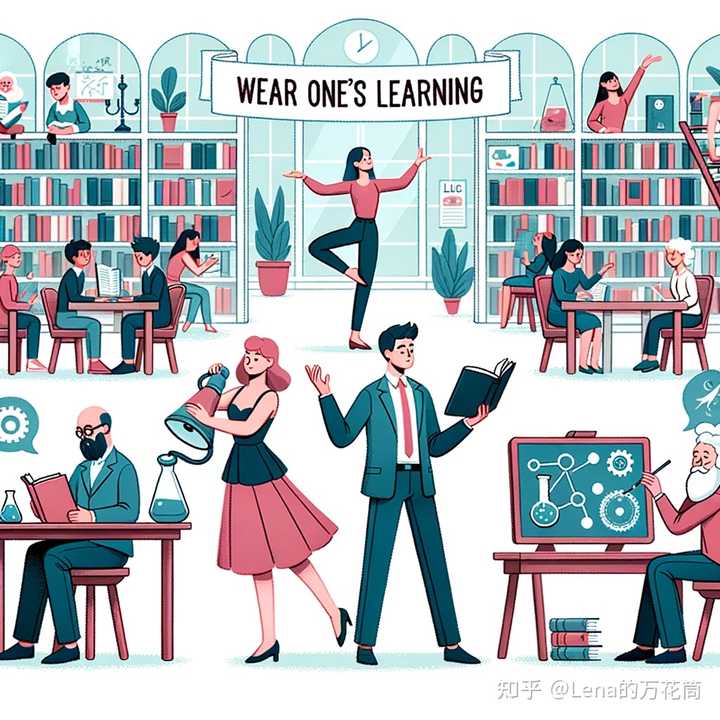 wear one's learning什么意思？ - 知乎