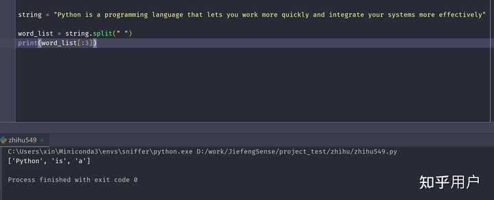 Python从键盘中输入一句英文句子（单词每个用空格隔开）怎样在一行中输出英文句子的前三个单词？ - 知乎