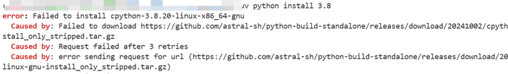 uv python install 如何换可用的源？ - 知乎