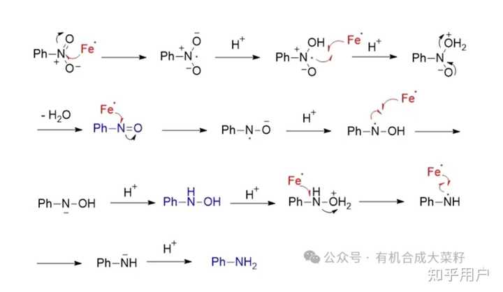 有机合成反应中Fe/HCl如何对有机物起到还原作用？ - 知乎