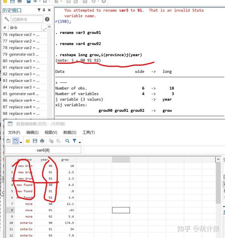 stata 面板数据怎么整理？ - 知乎