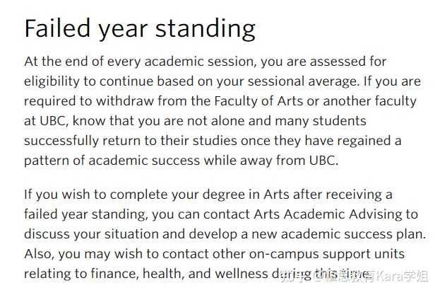 UBC Failed Year是什么？会被UBC退学吗？ - 知乎