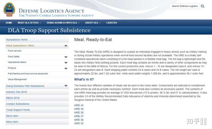 美军 MRE 口粮有什么口味？ - 知乎
