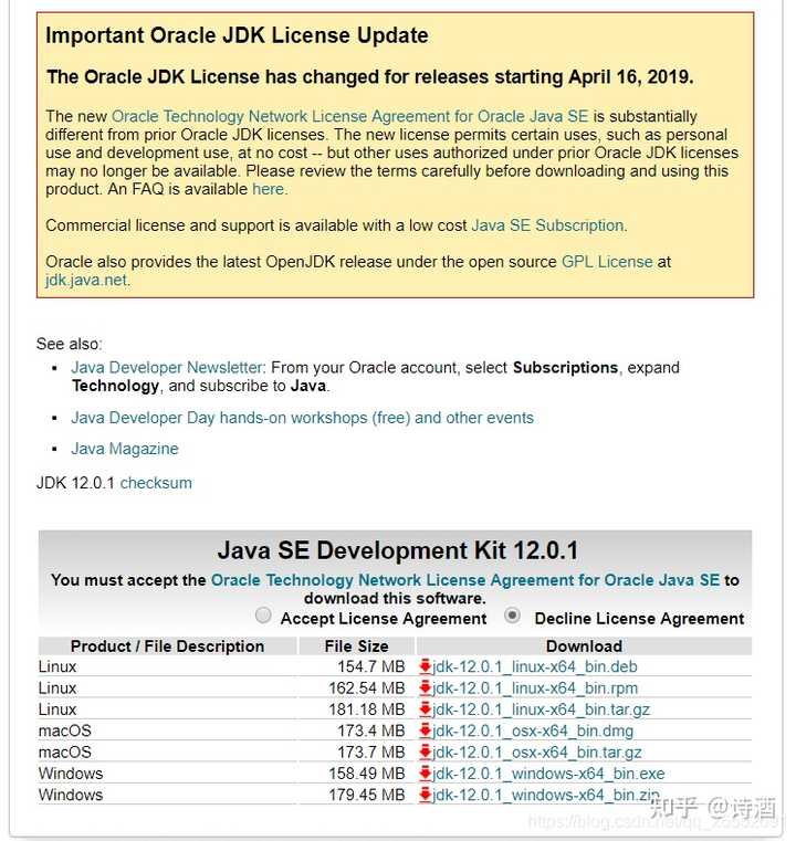 oracle官网无法下载jdk？ - 知乎