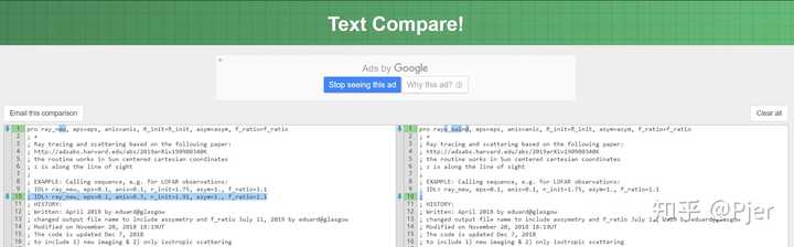 有没有一种软件可以对比两个文件里面的代码不同，并找出相关的不同代码的位置？ - 知乎