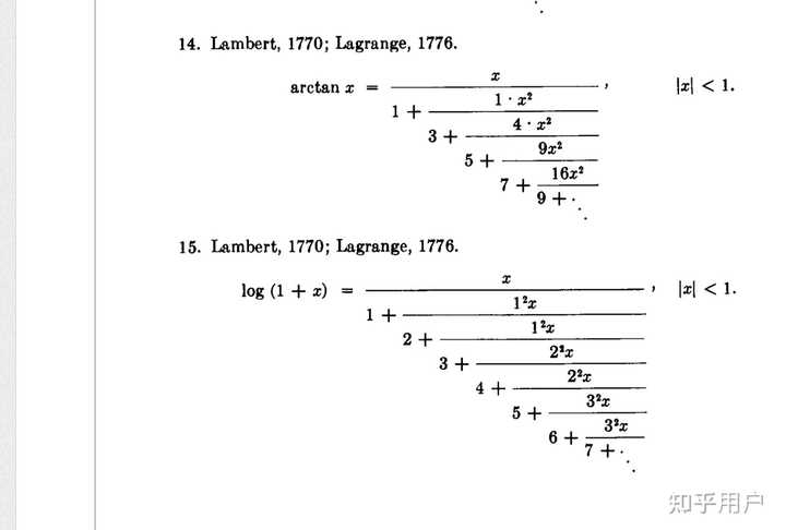 ln（1+x）的泰勒展开式用辗转相除法怎么求连分式呀？ - 知乎