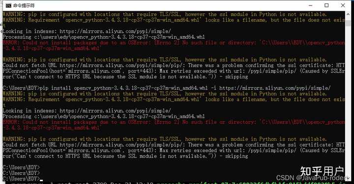 IMportError :No module named 'cv2'怎么解决？ - 知乎