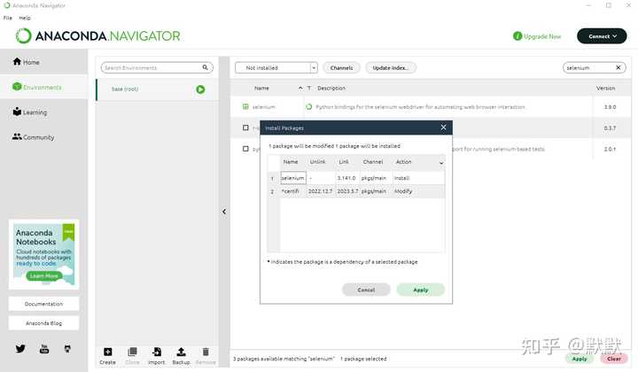 安装selenium后无法打开anaconda? - 知乎