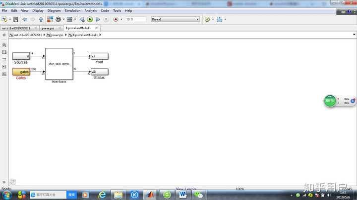 simulink中powergui输出口宽度报错怎么改? - 知乎