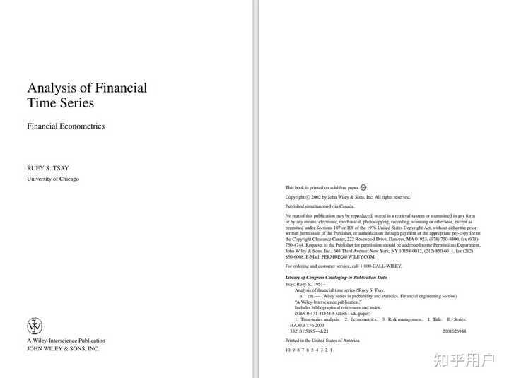 学时间序列分析有没有浅显易懂的书或视频？ - 知乎