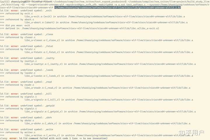 如何编译出RISCV架构的compiler-rt库？ - 知乎