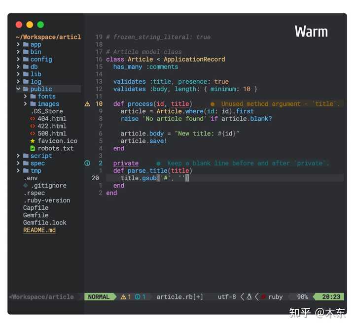 使用Nvim主题时怎么保持终端透明？ - 知乎