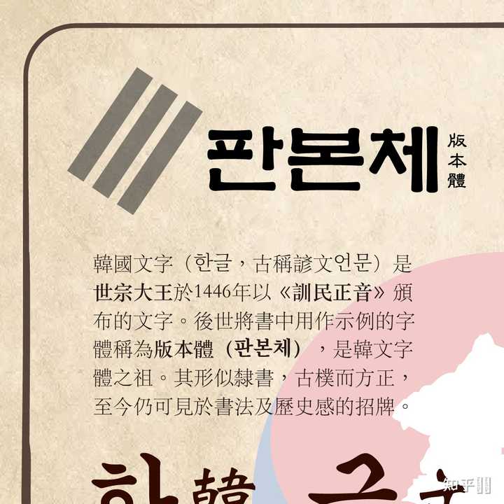 常用的韩文字体有哪些？ - 知乎