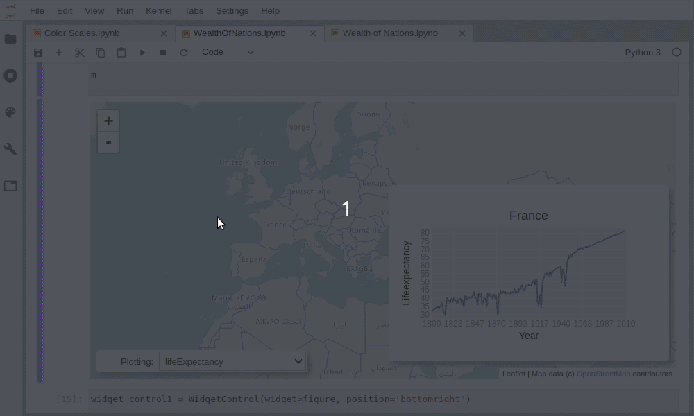 已经有了各省的数据，如何将信息以可视化的方式显示在地图上？顺便问一下python有相关的第三方包没？ - 知乎