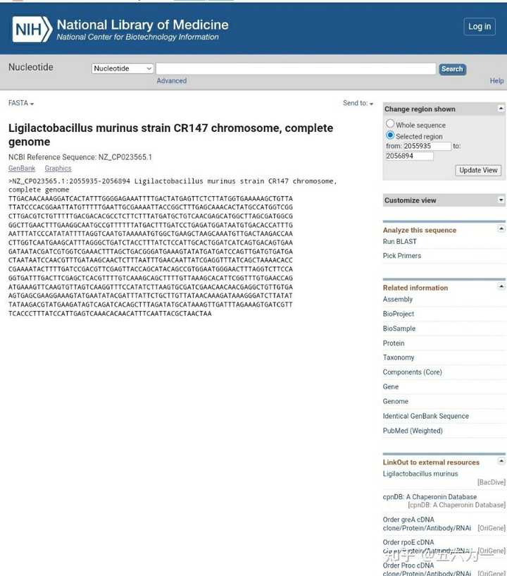 在NCBI上找不到gene序列，只有蛋白序列，我应该如何正确查找并设计引物用于qpcr? - 知乎