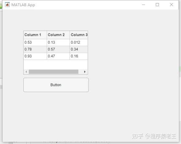 请问怎么把matlab app designer中的uitable组件的问题? - 知乎