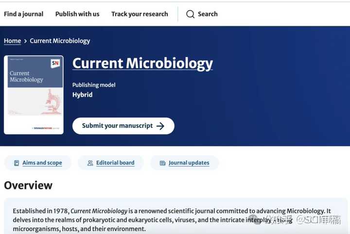 Current Opinion In Microbiology 期刊有哪些投稿经验？ - 知乎