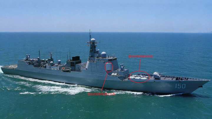 请问怎样从外观区分052C/D 054A 055和056？ - 知乎