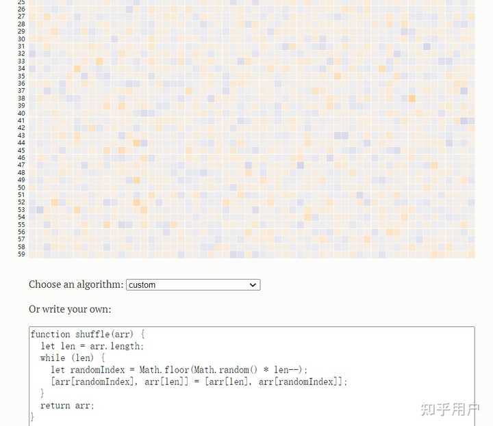 Js 如何实现数组的随机排序? 知乎