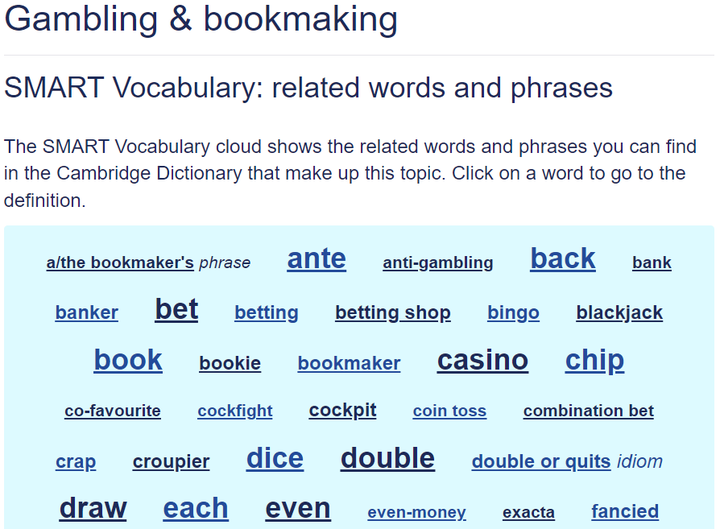 如何使用剑桥词典（https://dictionary.cambridge.org/）？ - 知乎