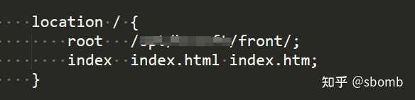 nginx里location块的index配置，为什么不同location中index不起相同的作用？ - 知乎