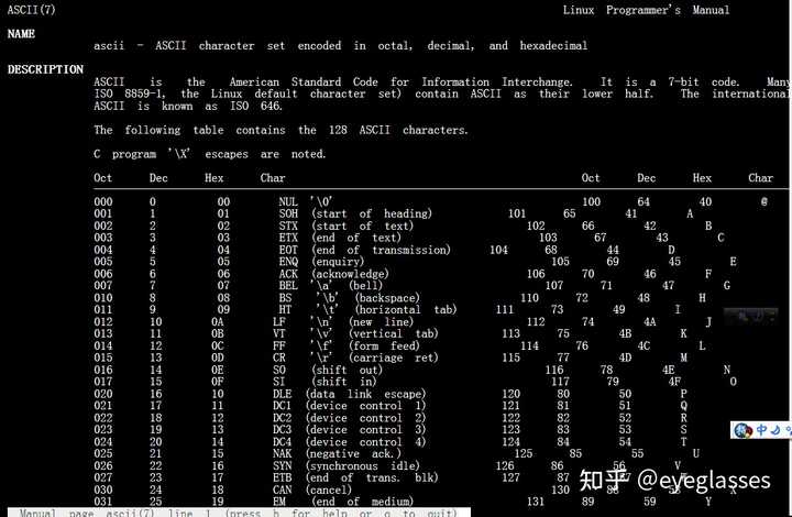 计算机中ASCII 码怎么理解? - 知乎