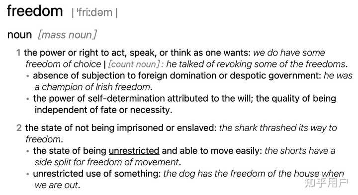 Freedom 和 Liberty 都有「自由」的意思，它们在含义和用法上有什么区别？ - 知乎