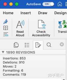 MS word track changes 功能如何使用？ - 知乎