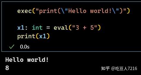 python 的 exec 函数该怎么使用？ - 知乎