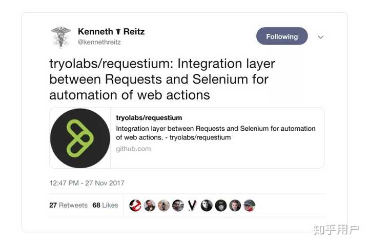 Python有哪些常见的、好用的爬虫框架？ - 知乎