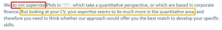 phd申请套了十四五个老师只得到了一个积极回应（都是看了文献的深套，研究领域也一致）正常吗? - 知乎