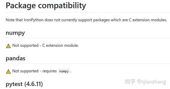 关于ironPython无法导入python第三方模块（numpy，matplotlib等）？ - 知乎
