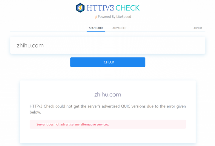 国内有什么网站启用了HTTP/3? - 知乎