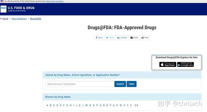 请问怎么查询美国FDA药品审查是否通过？ - 知乎