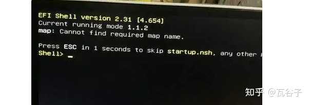 电脑开机显示EFI Shell version 2.31怎么办？ - 知乎