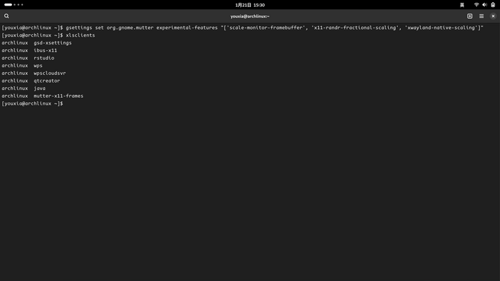 Wayland 会话的 GNOME 桌面分数倍缩放后应用程序会变模糊吗？怎么解决？ - 知乎