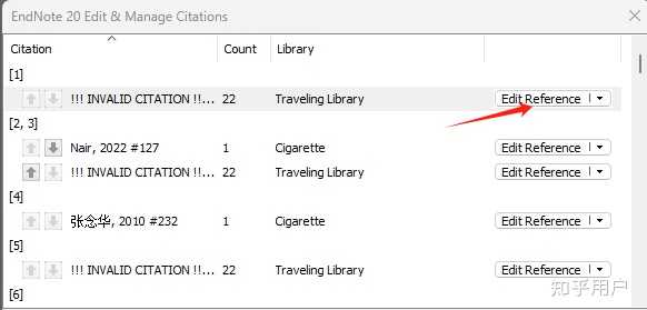 endnote中!!! INVALID CITATION !!!怎么办？ - 知乎