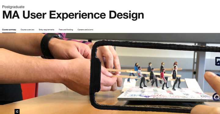 请问ual伦敦艺术大学的用户体验设计user experience design具体学的是什么？ - 知乎