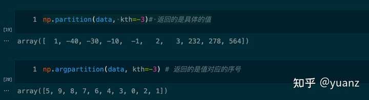 numpy的partition和argpartition的定义是什么？是做什么用的？ - 知乎