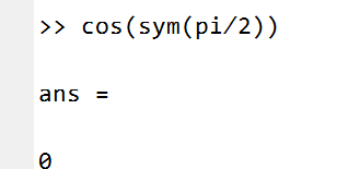 为什么MATLAB中cos(pi/2)不等于0？ - 知乎